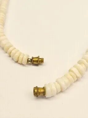 Unsigned | Jewelry | Classic Puka Shell Beaded Choker Necklace | Poshmark